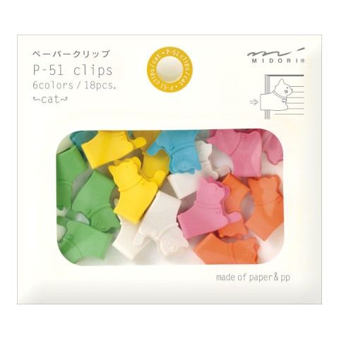 Midori Paper Clips - Dogs + Cats – Greenstar Paperie
