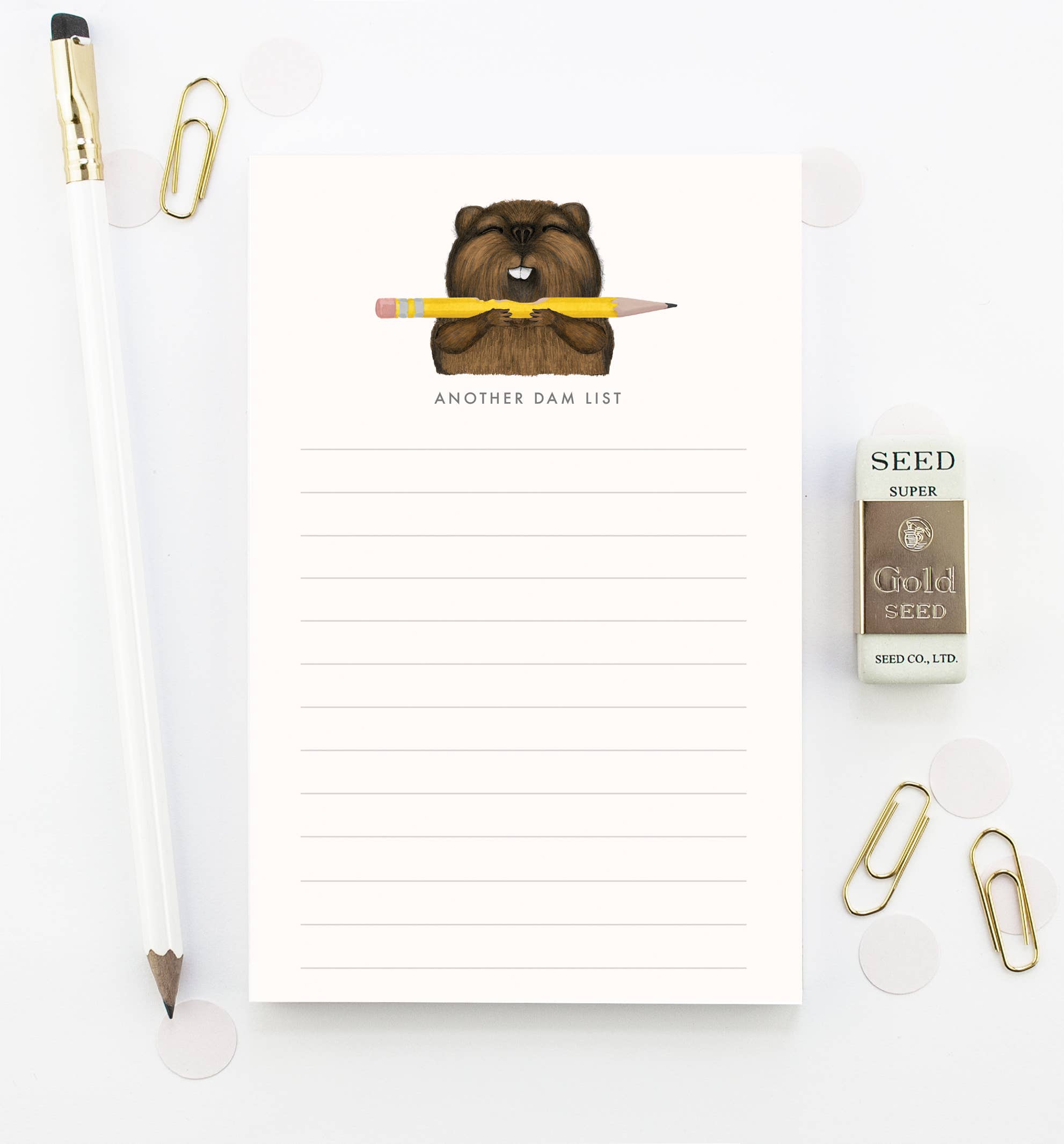 Another Dam List Notepad – Greenstar Paperie